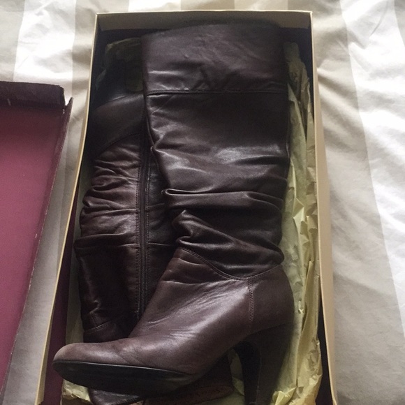 Sofft | Other | Soft Brown Tall Boots | Poshmark